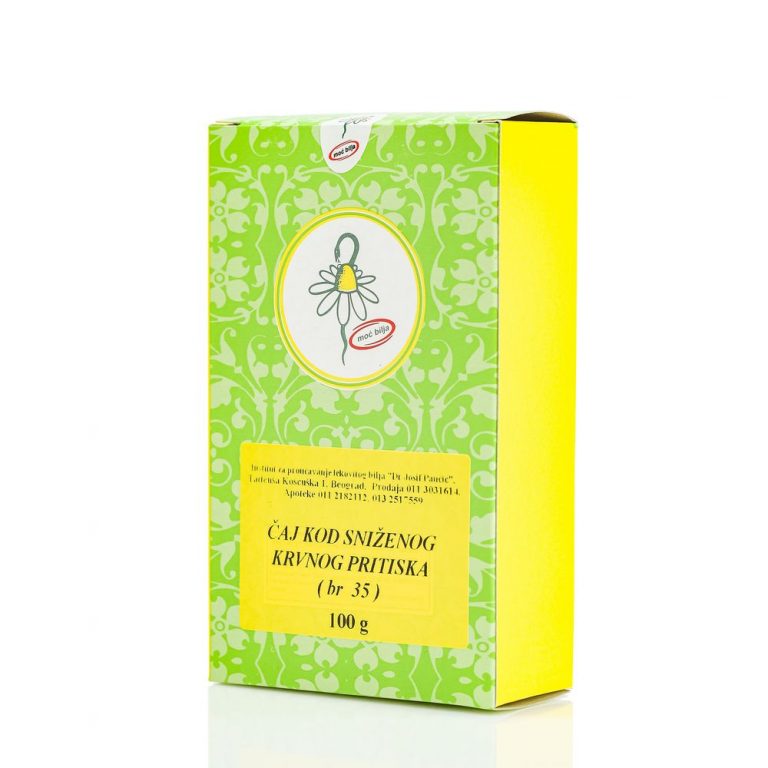 Čaj kod sniženog krvnog pritiska (Čaj broj 35) - Institut "Dr Josif Pančić"